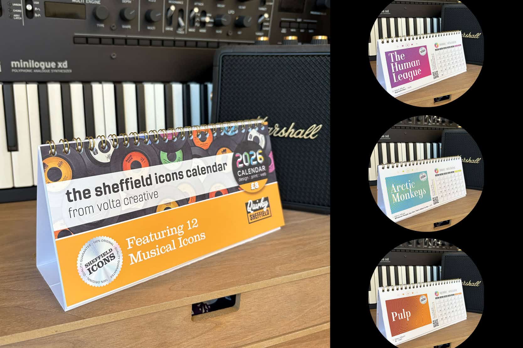 Get your Sheffield Musical Icons 2026 Calendar while stocks last!